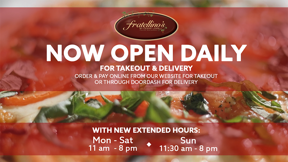 Fratallino's Italian Restaurant | Open 7 Days a Week