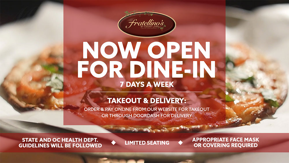 Fratallino's Italian Restaurant | Open 7 Days a Week